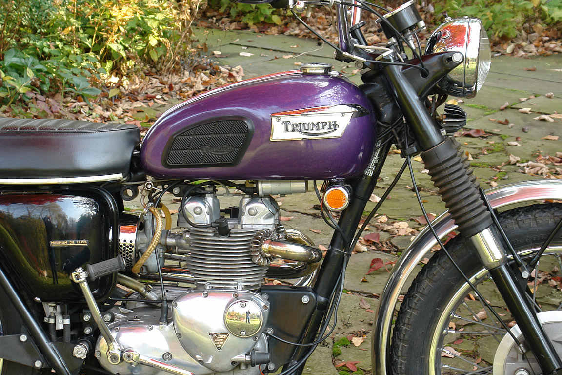 1970 Triumph Trophy 500 model T100C